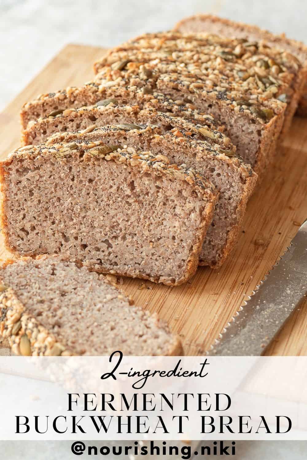 Magical Buckwheat Bread - made with 1 Ingredient