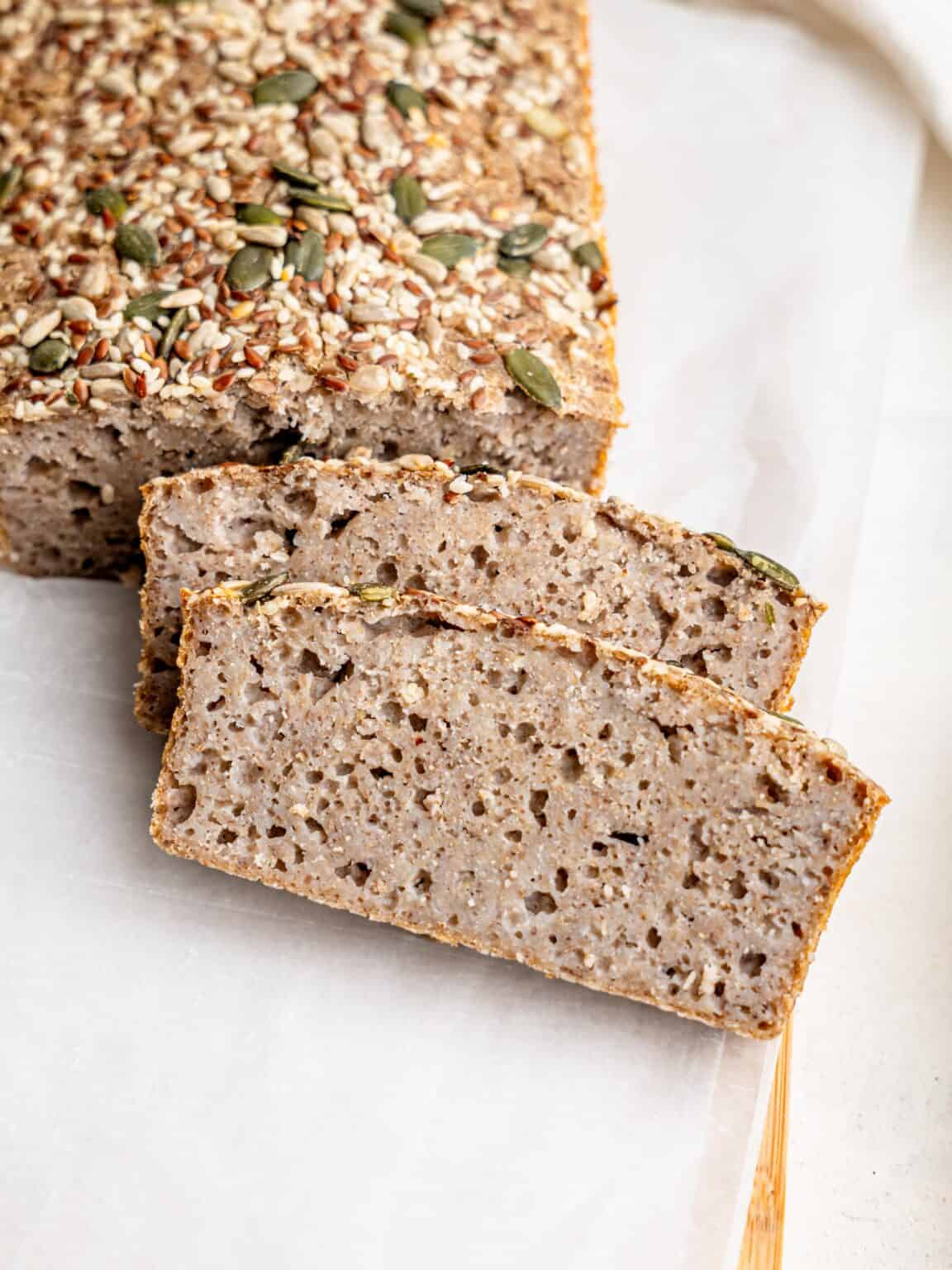 Magical Buckwheat Bread - made with 1 Ingredient