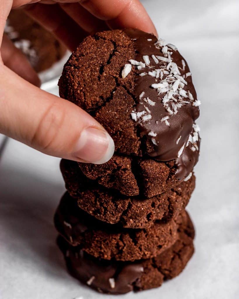 Easy Chocolate Coconut Biscuits (gluten-free + healthy!) | Nourishing Niki
