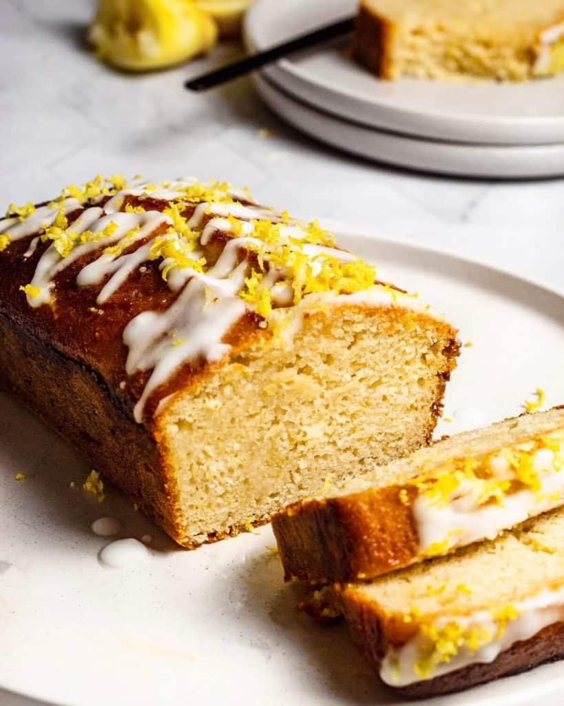 the EASIEST gluten-free lemon drizzle loaf - Nourishing Niki