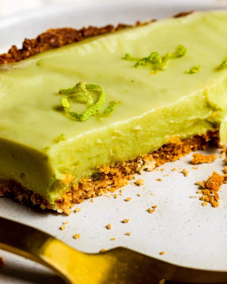 Easy Vegan Key Lime Pie (gluten-free) - Nourishing Niki