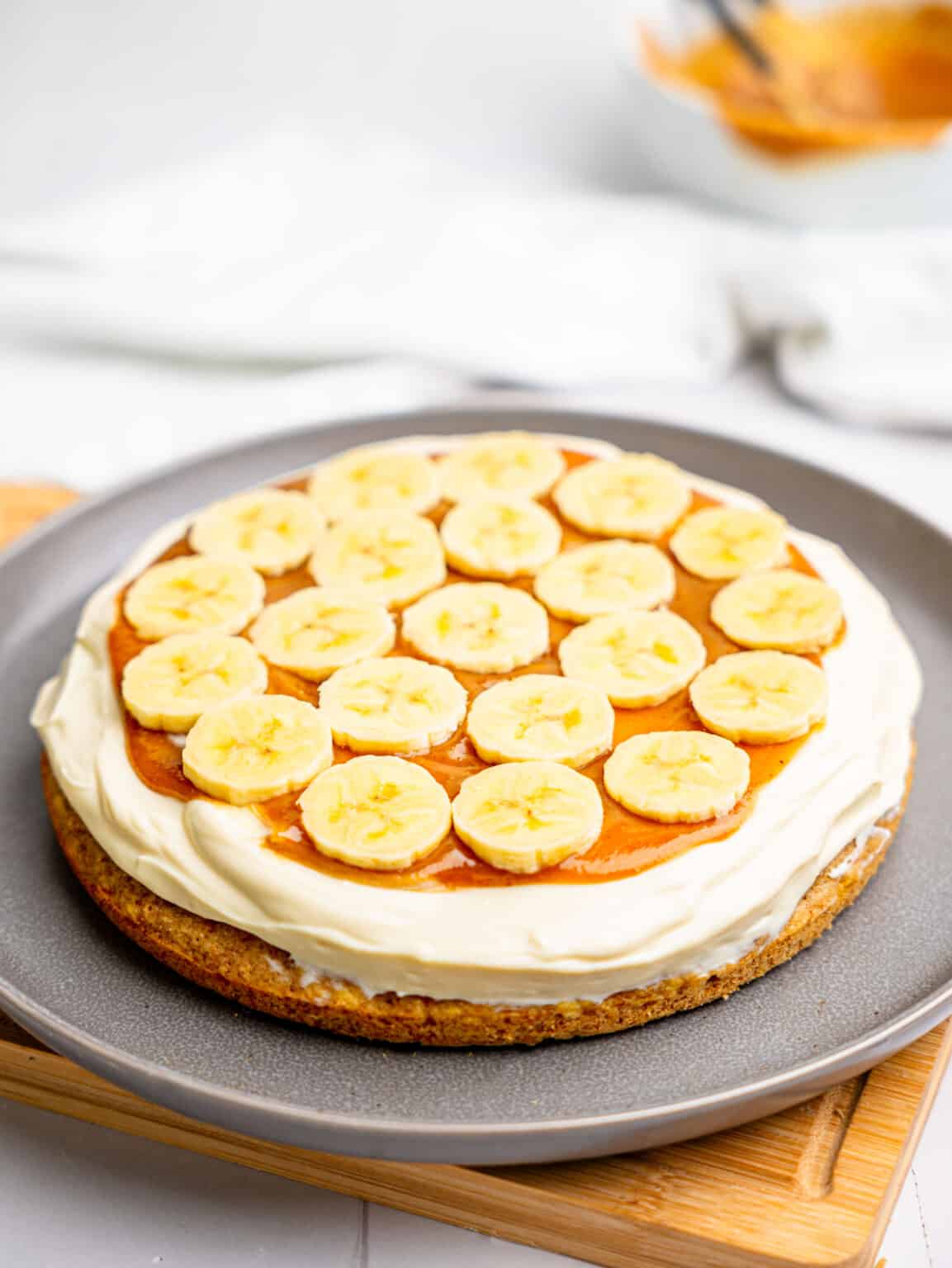 Easy and Healthy Banoffee Cake - Nourishing Niki