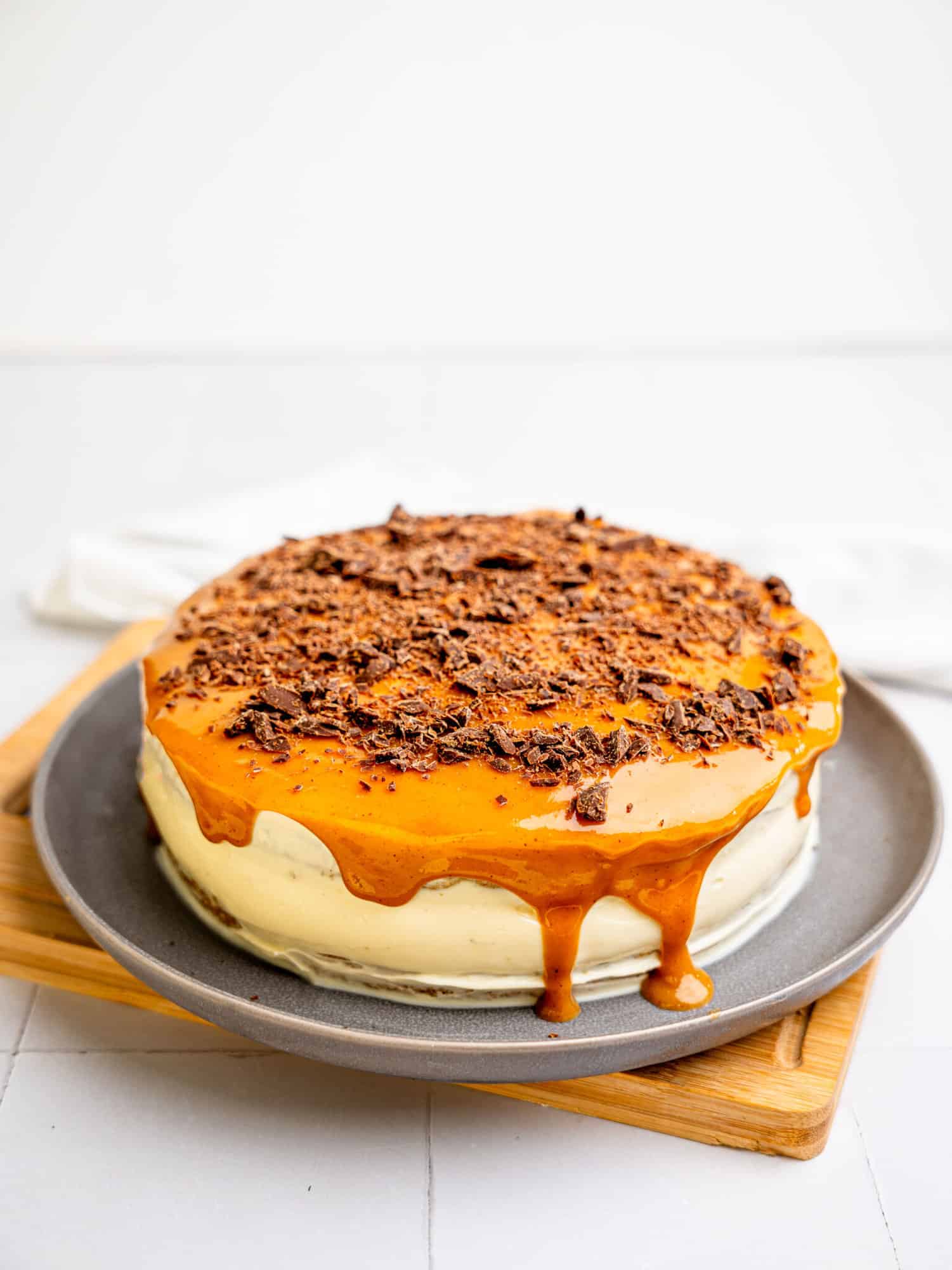 Easy and Healthy Banoffee Cake - Nourishing Niki