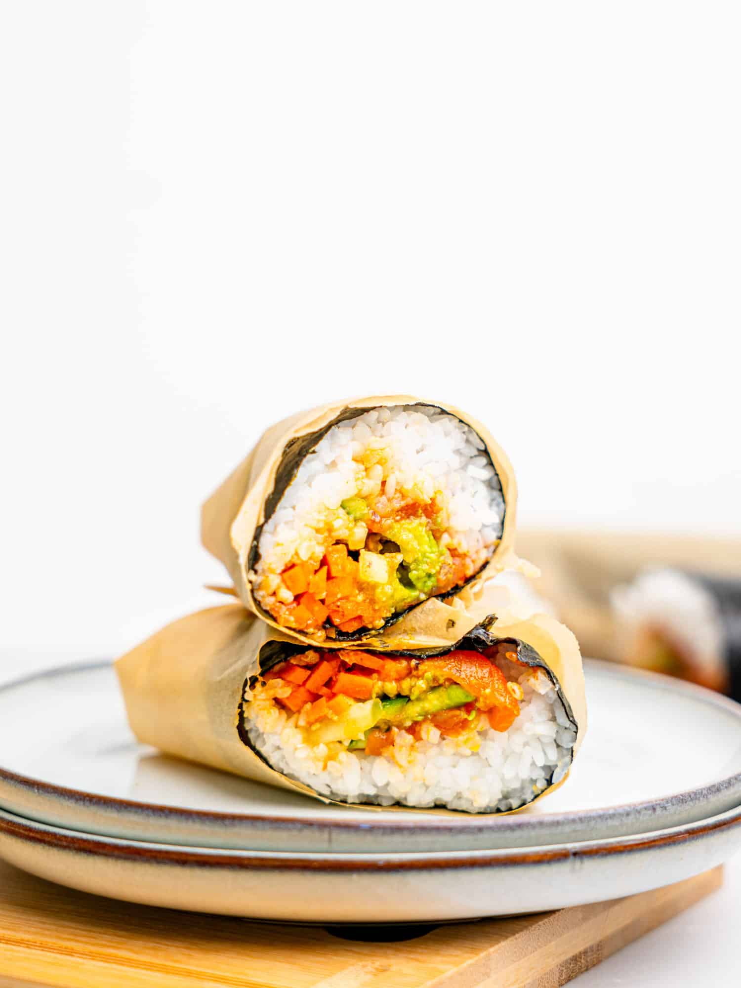 The BEST Sushi Burritos (perfect for meal-prep) - Nourishing Niki