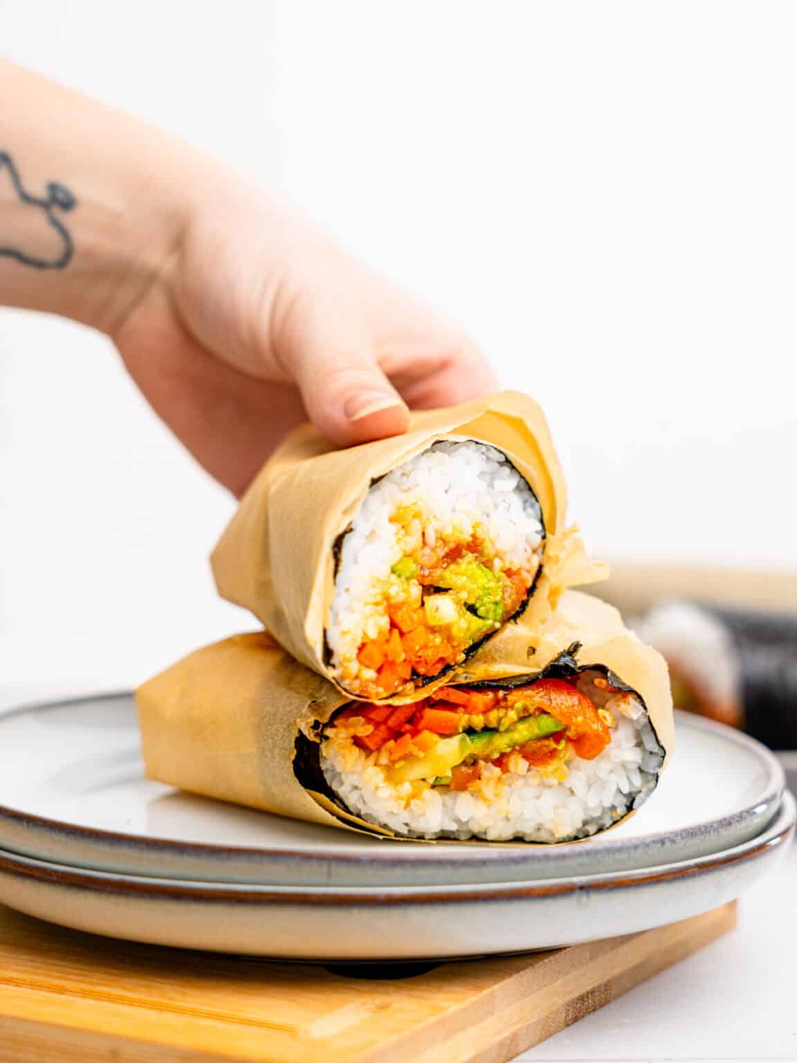 The BEST Sushi Burritos (perfect for meal-prep) - Nourishing Niki
