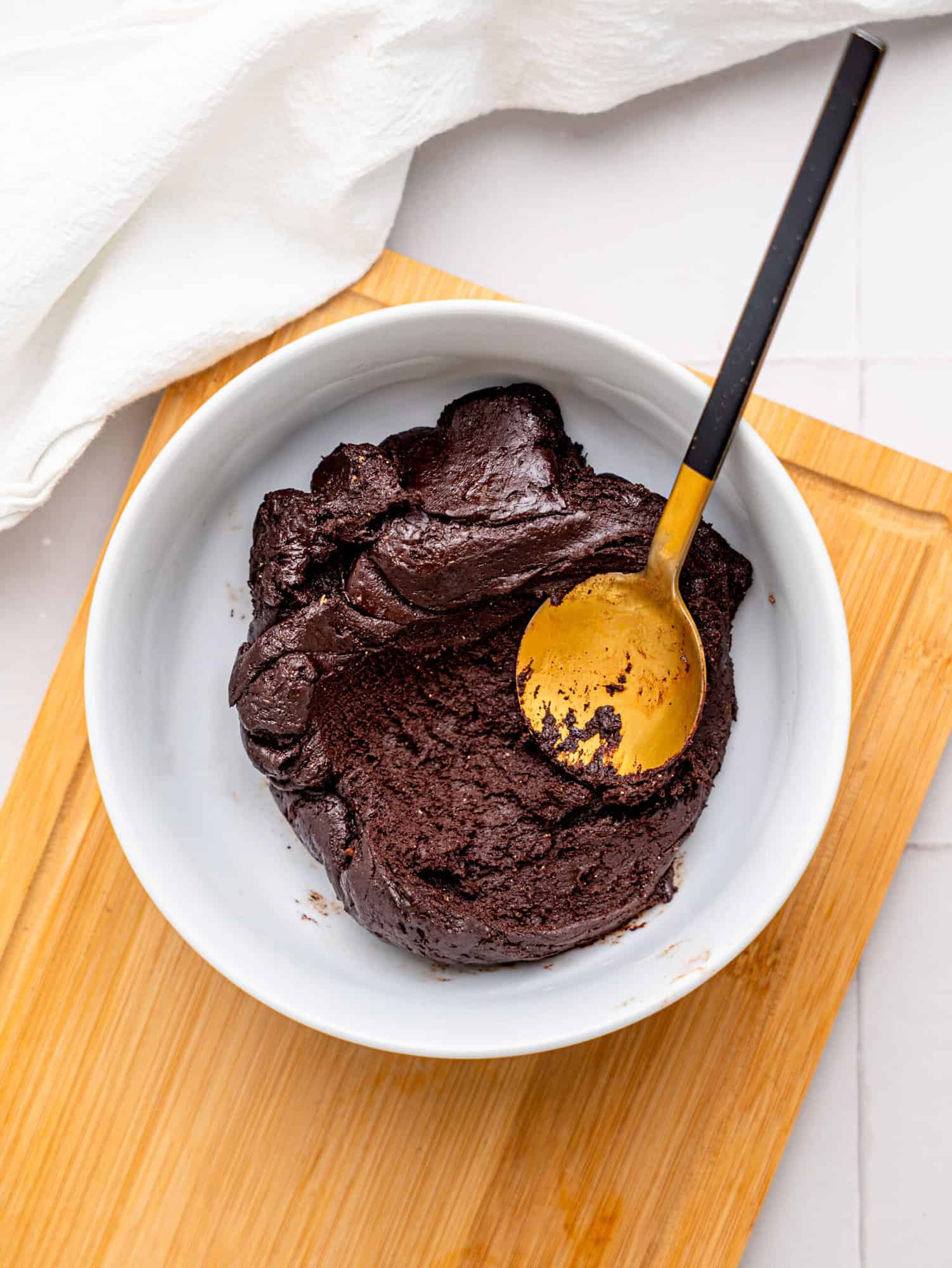 Peanut Butter Brownie Batter Log - Nourishing Niki