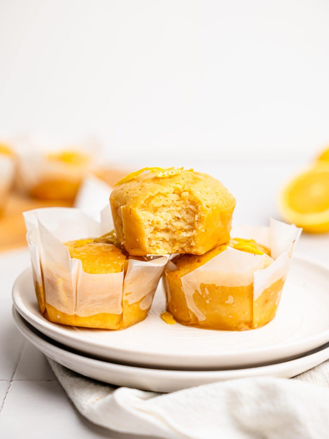 Easy & Healthy Lemon Drizzle Muffins (that don't taste healthy)