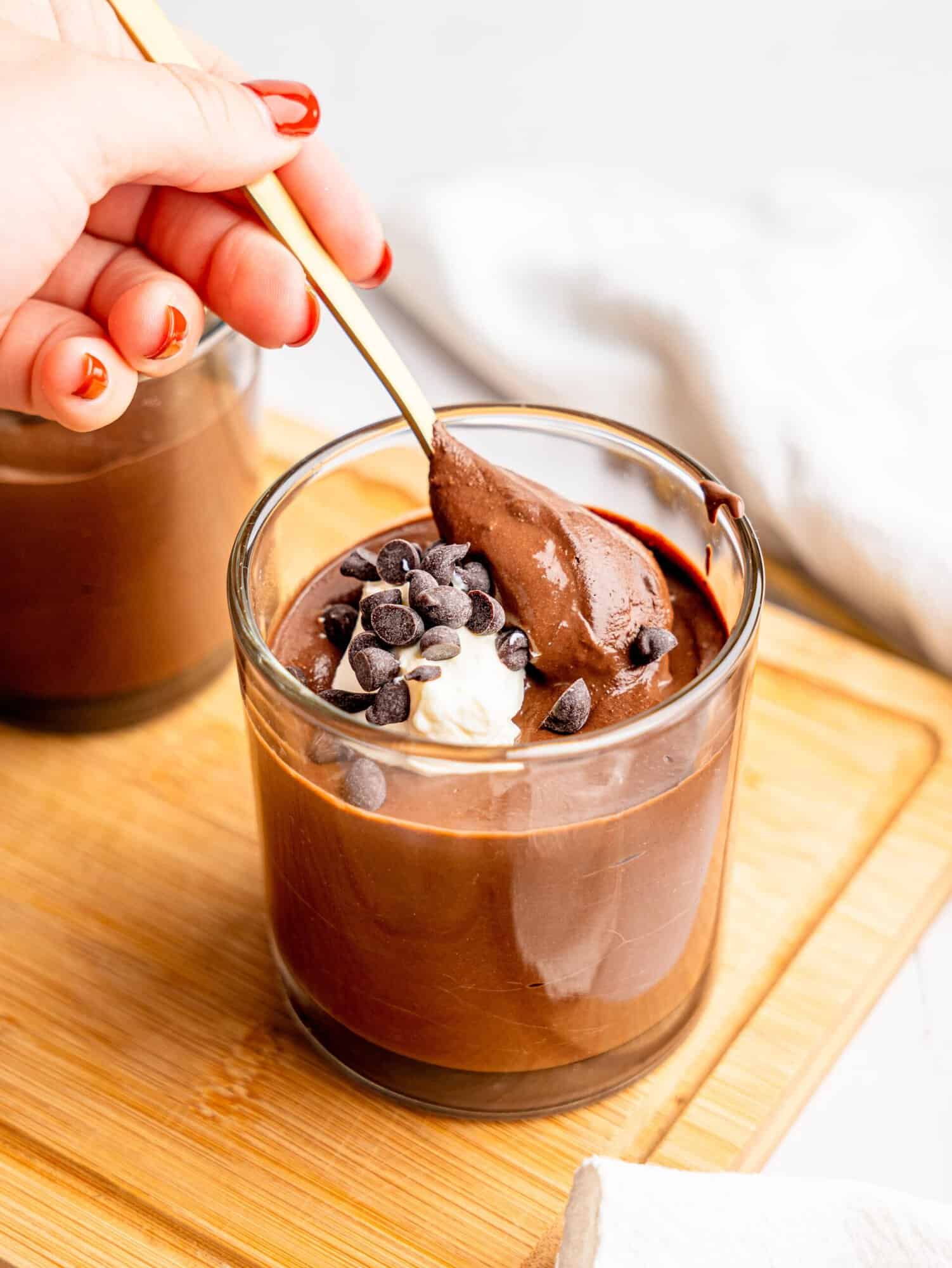 Easy and Healthy Cottage Cheese Chocolate Mousse (High Protein Mousse)