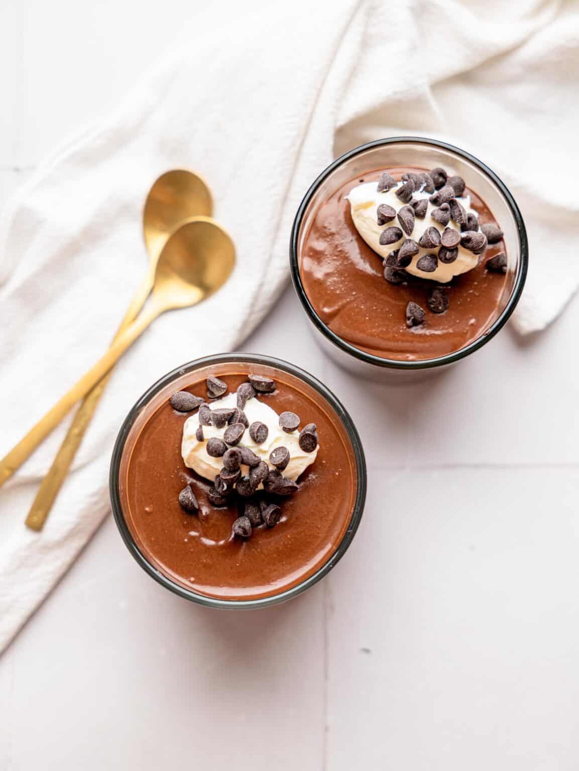 Easy and Healthy Cottage Cheese Chocolate Mousse (High Protein Mousse)