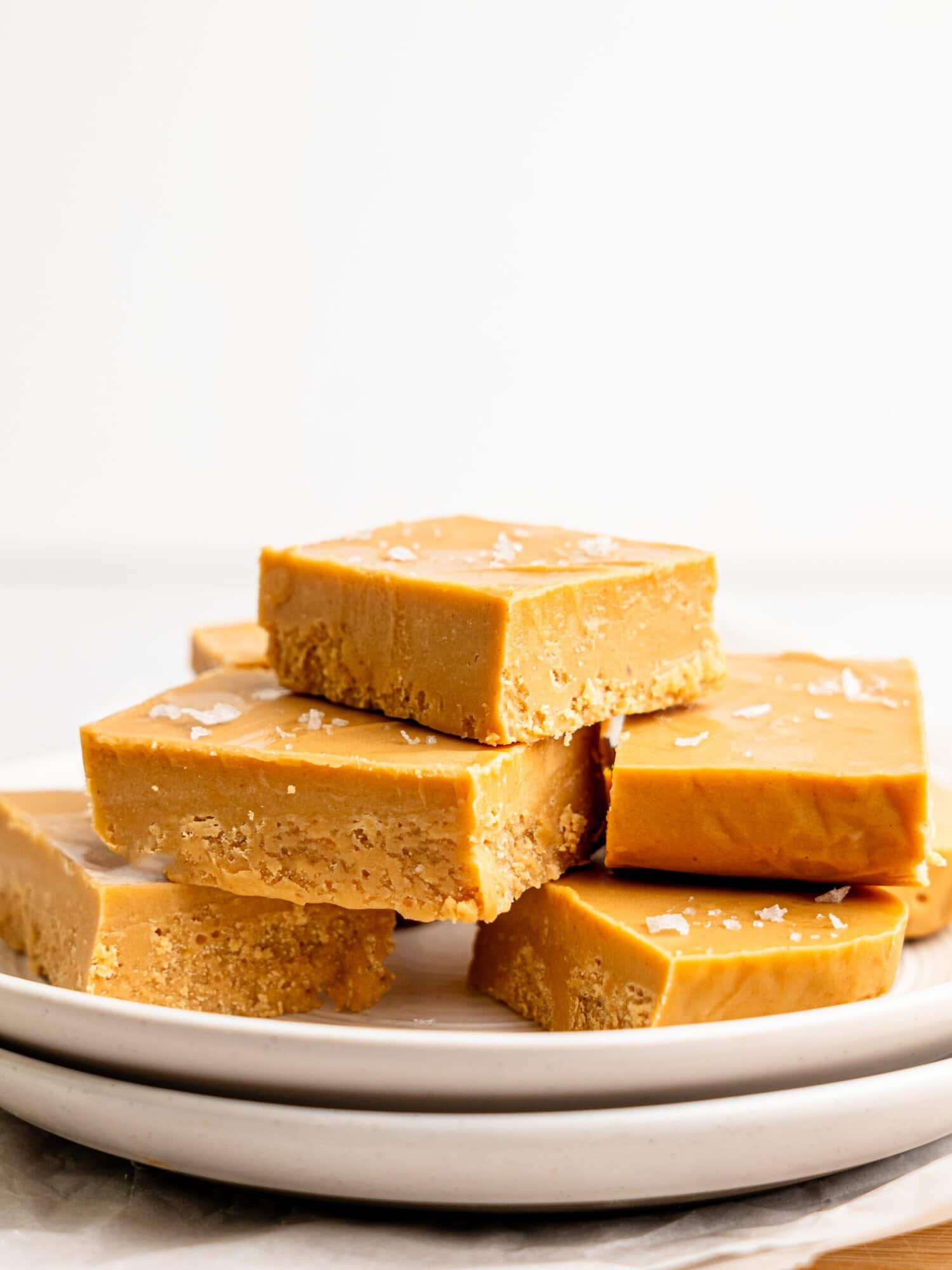 No-Bake Peanut Butter Fudge (made with just 4 ingredients!)