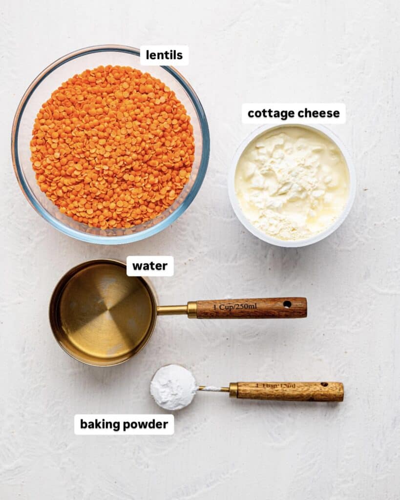 Easy Lentil Bread (just 3 ingredients)