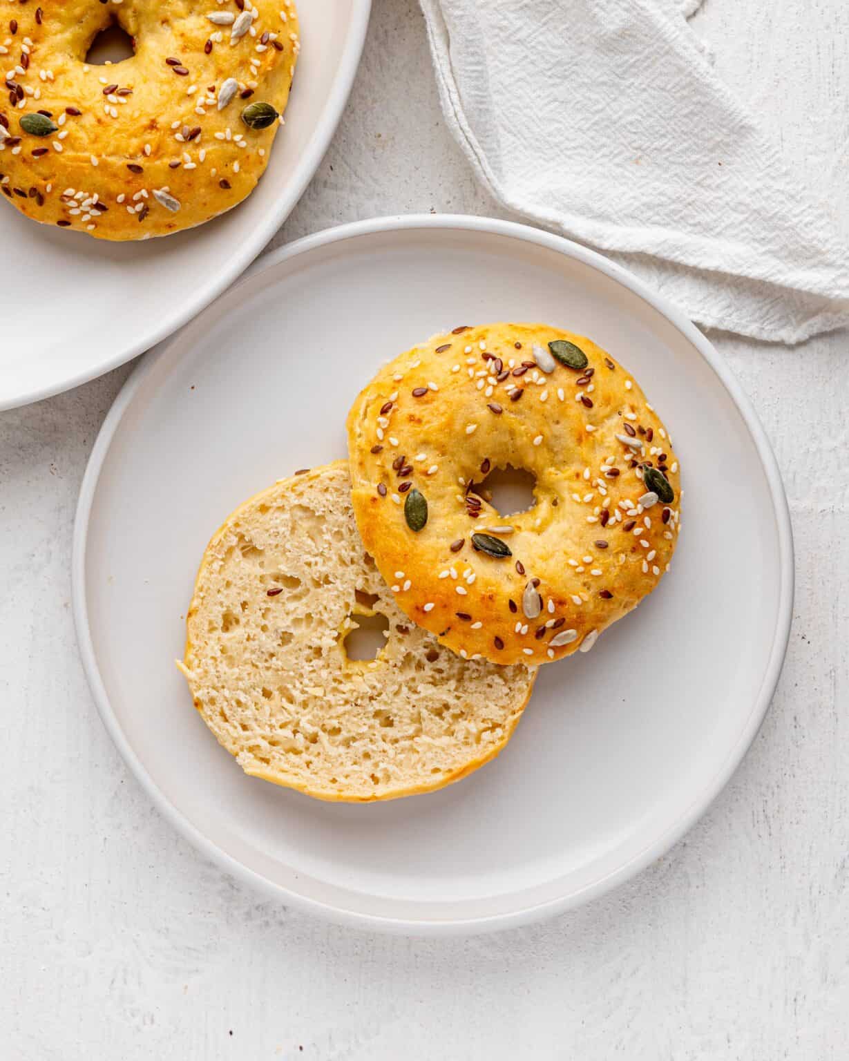 3 Ingredient Bagels - Easy & Healthy; Ready in 30 Minutes