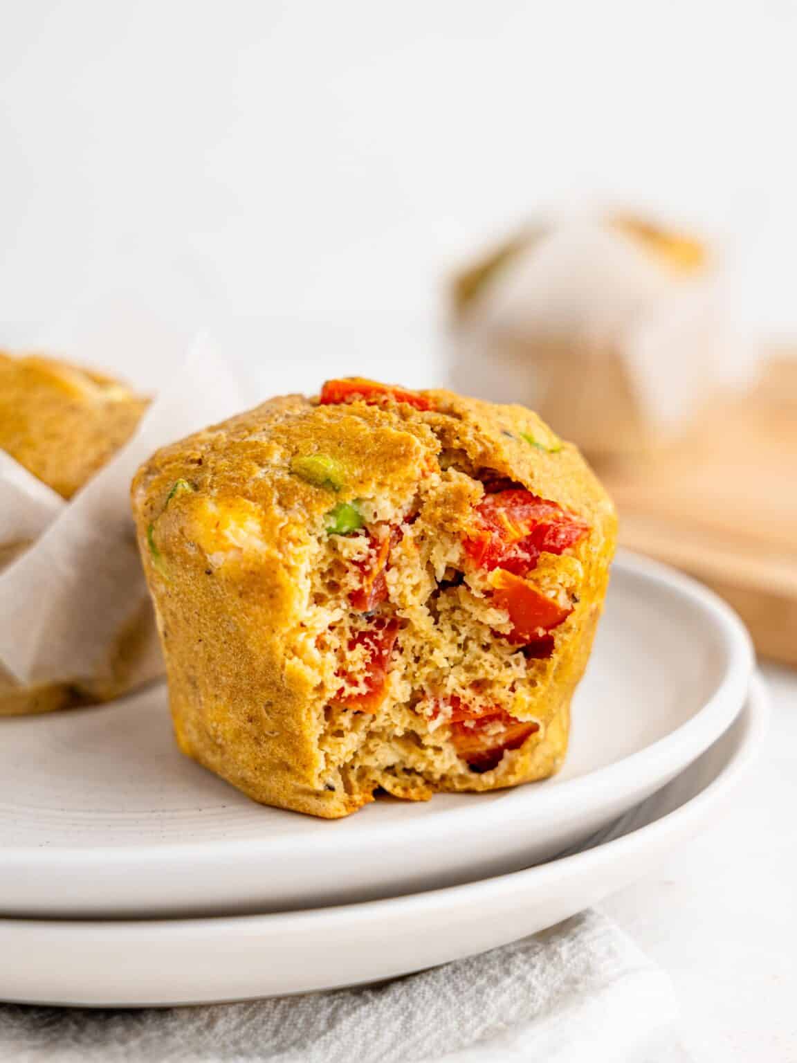 Easy and Healthy Gluten-free Savory Muffins (just 5 ingredients)