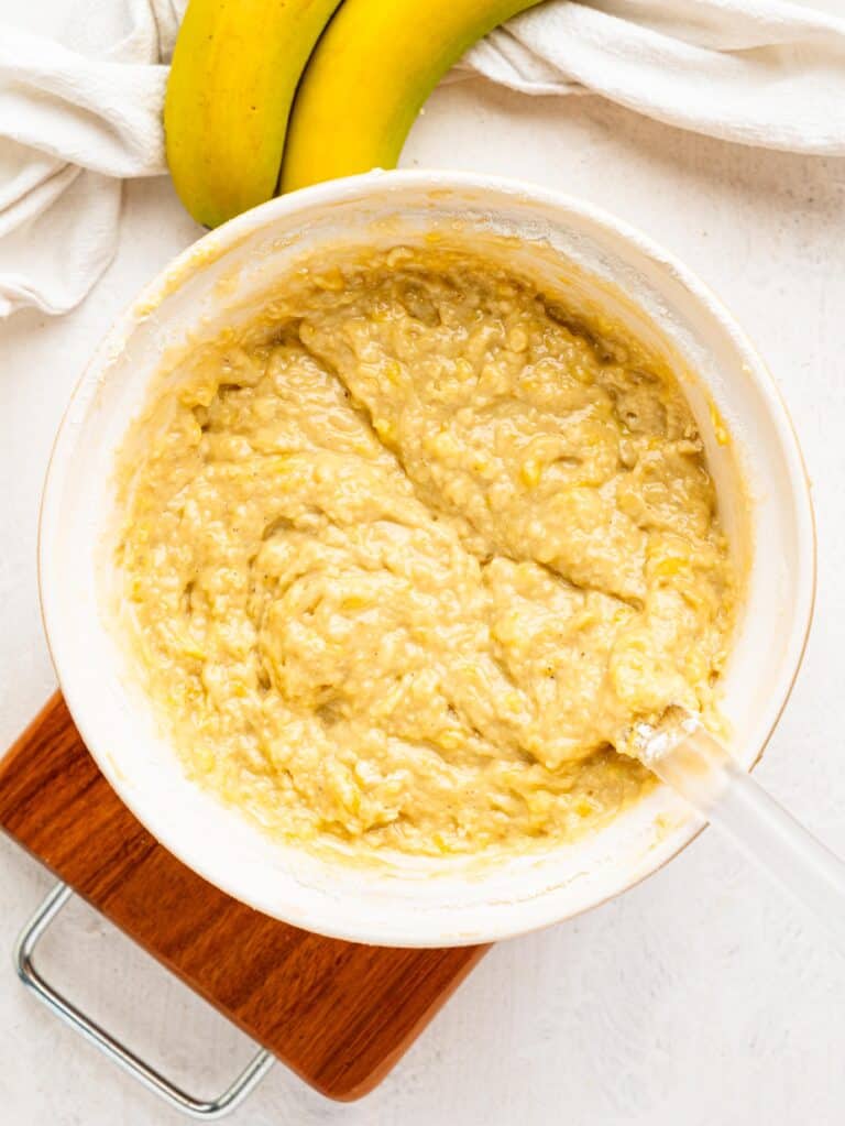 4-Ingredient Banana Bread (easy & healthy)