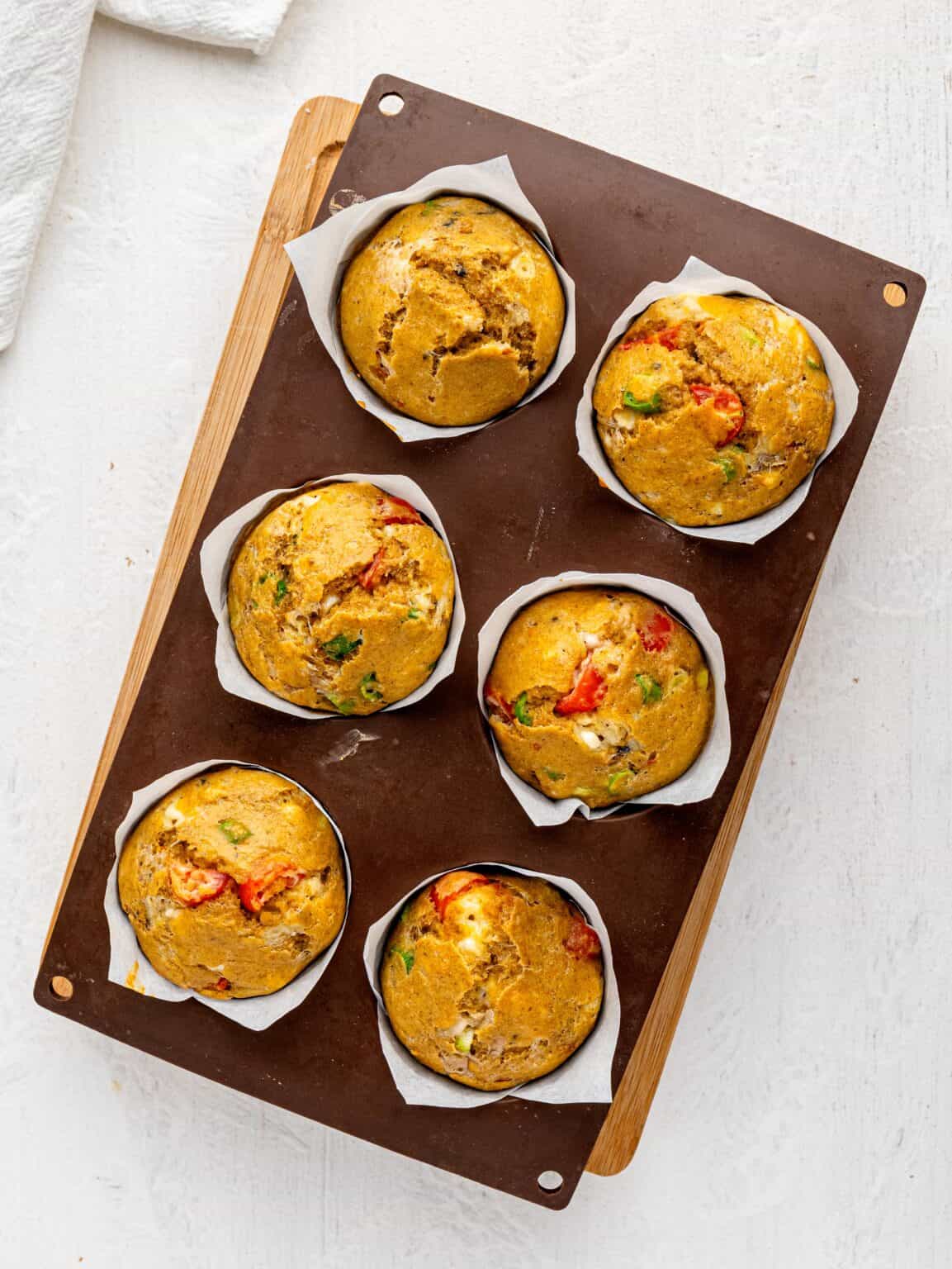 Easy and Healthy Gluten-free Savory Muffins (just 5 ingredients)
