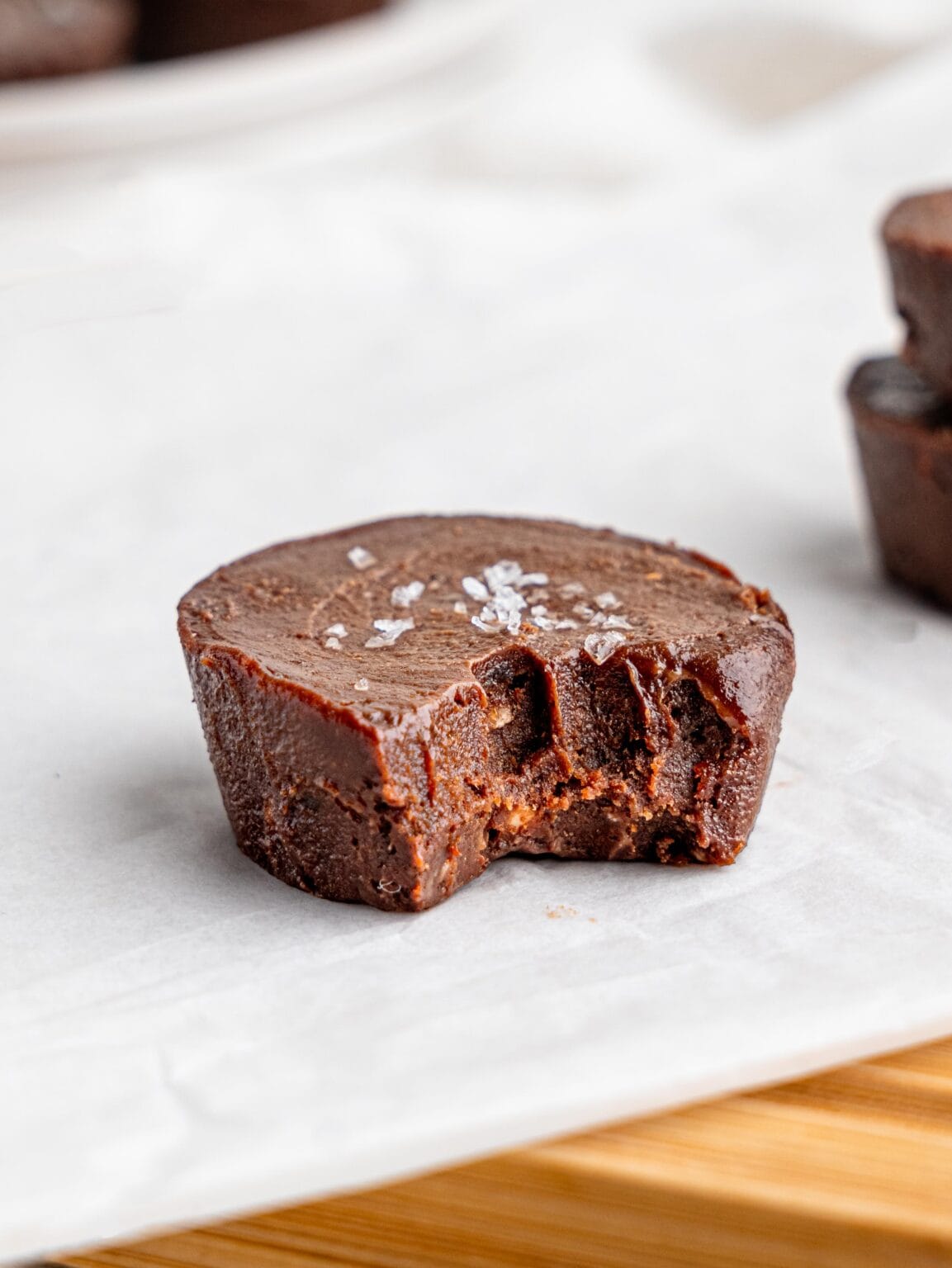 Healthy Chocolate Freezer Fudge (made with 3 ingredients)