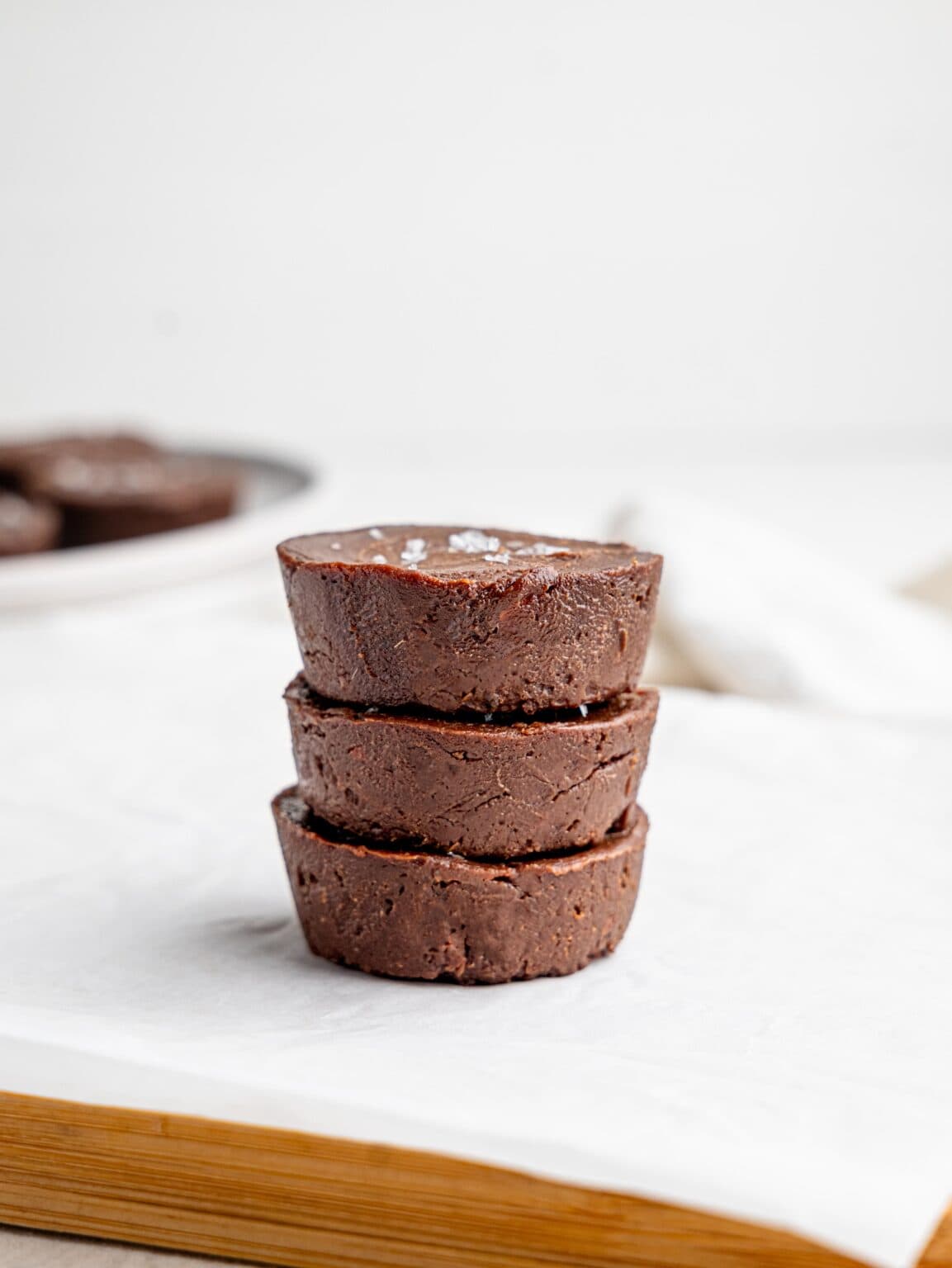 Healthy Chocolate Freezer Fudge (made with 3 ingredients)