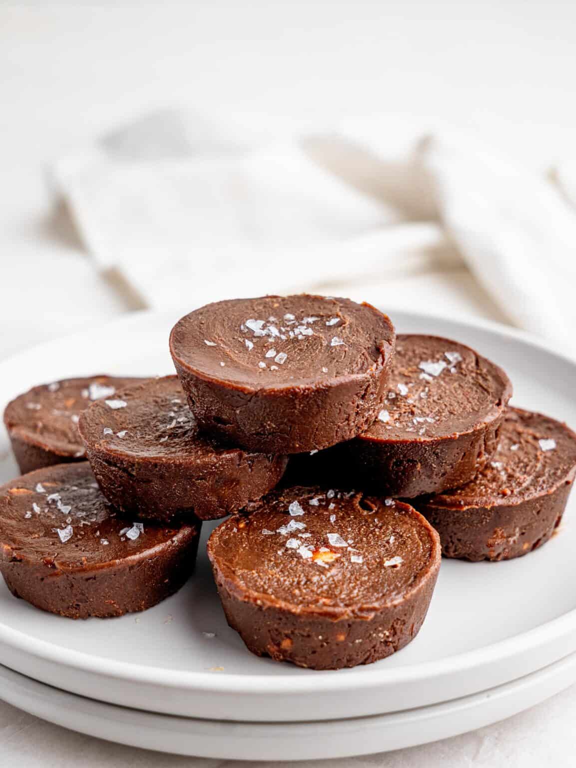 Healthy Chocolate Freezer Fudge (made with 3 ingredients)