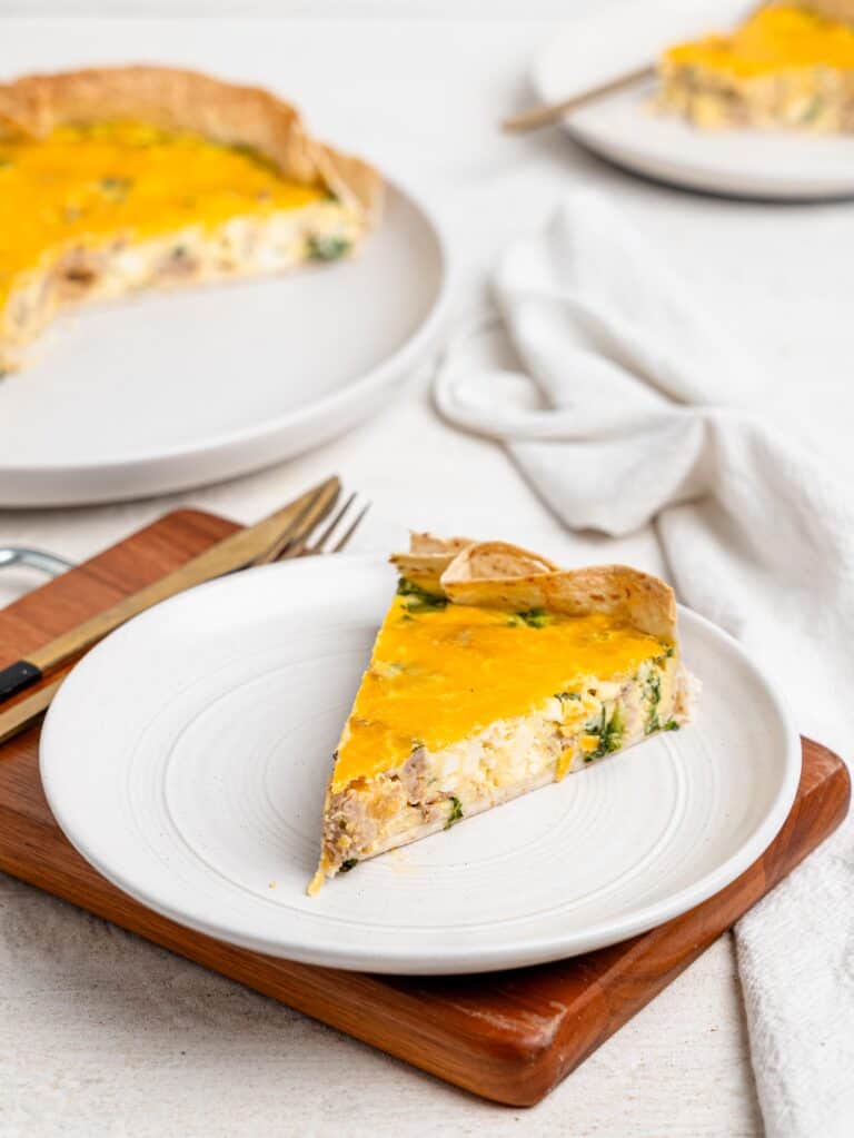 Easy High Protein Quiche (aka Tortilla Quiche)