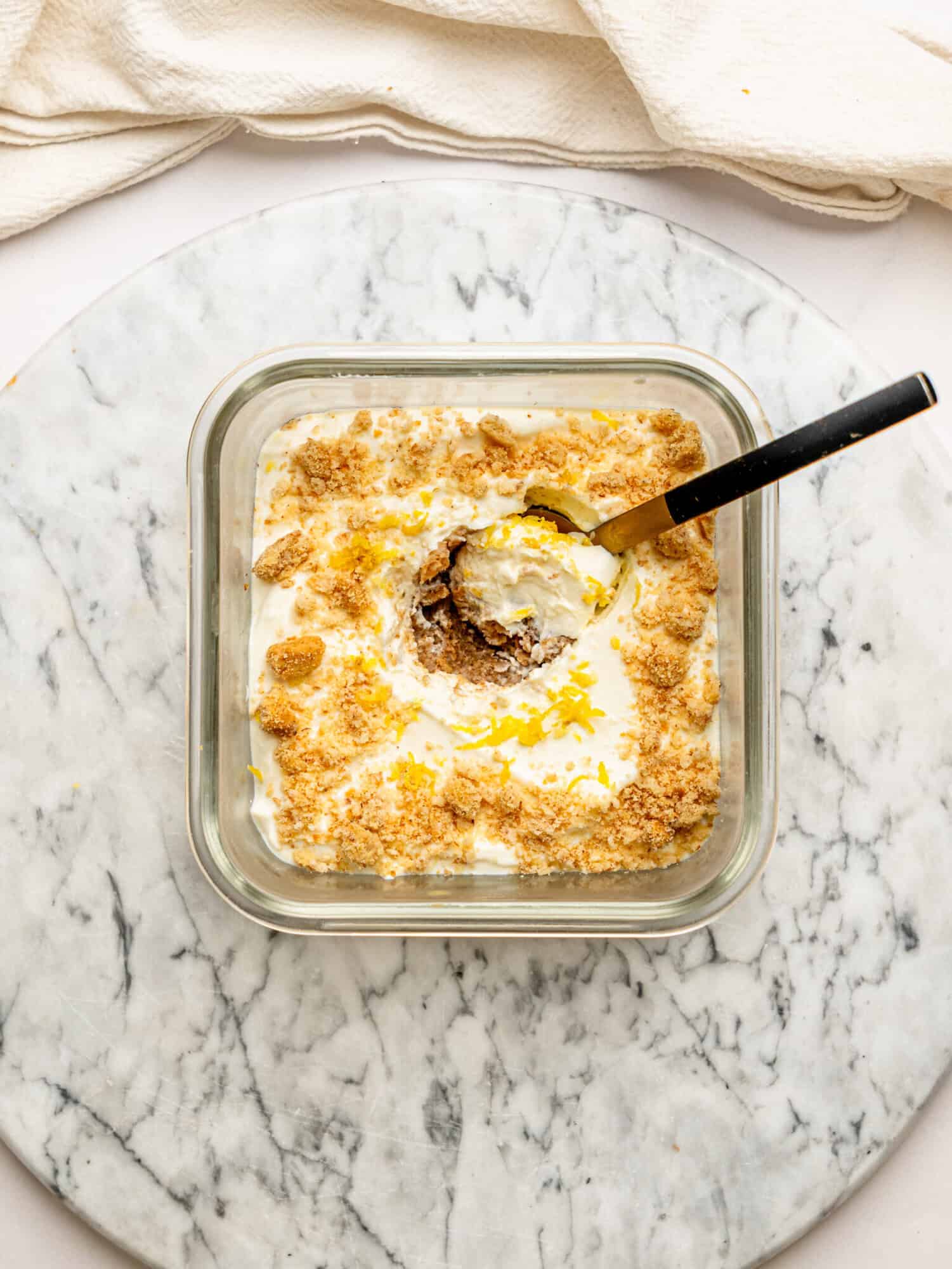 Lemon Cheesecake Overnight Weet-Bix - Nourishing Niki